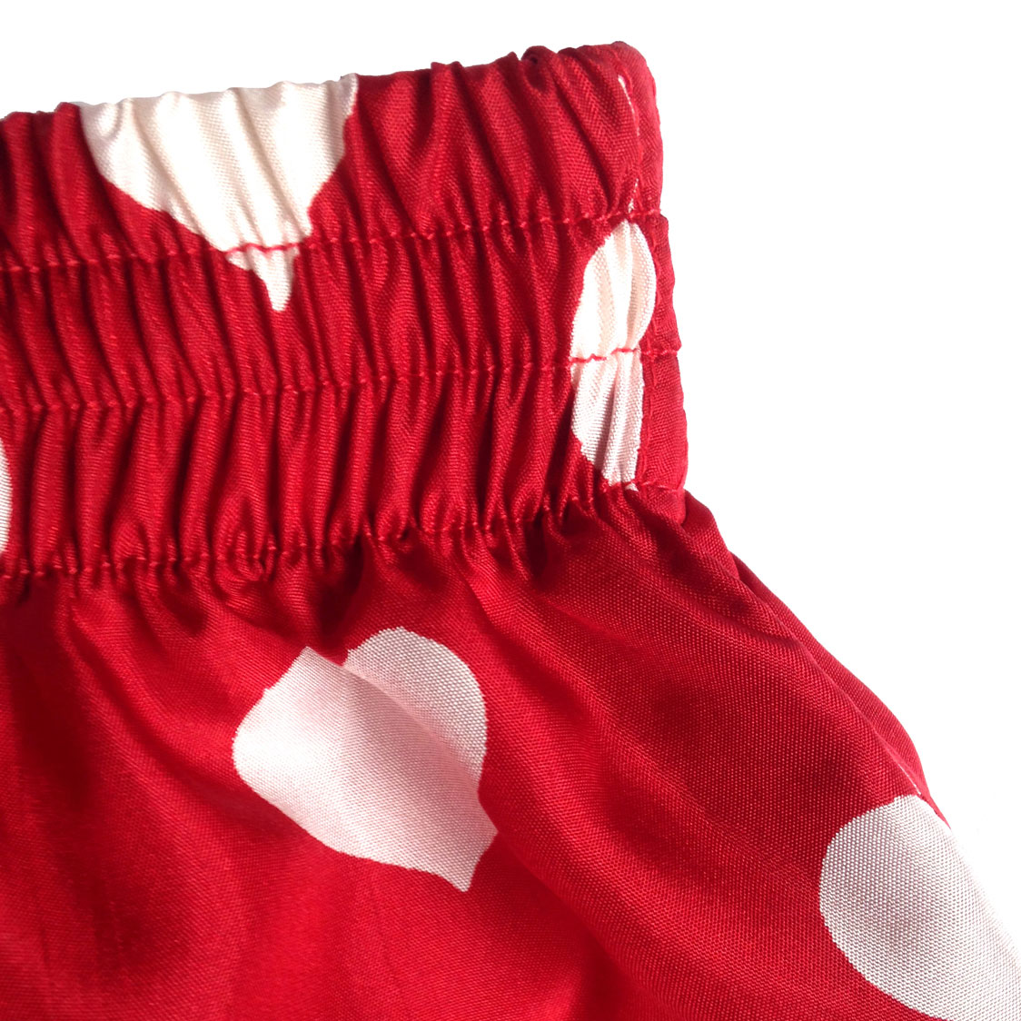 Red Silk Hearts Men's Boxers