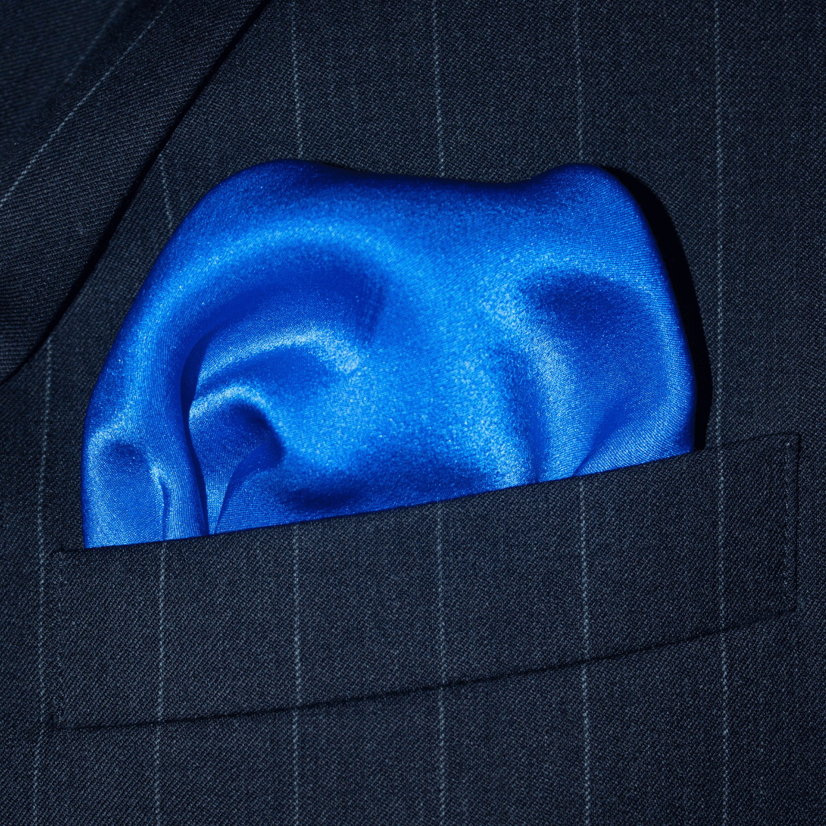 Royal Blue Satin Silk
