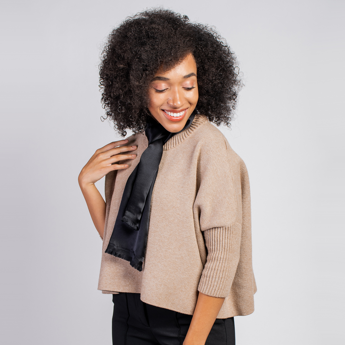 Silk Aviator Scarf for Women