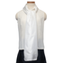 Women’s Long White Silk Scarf, 14” x 72”