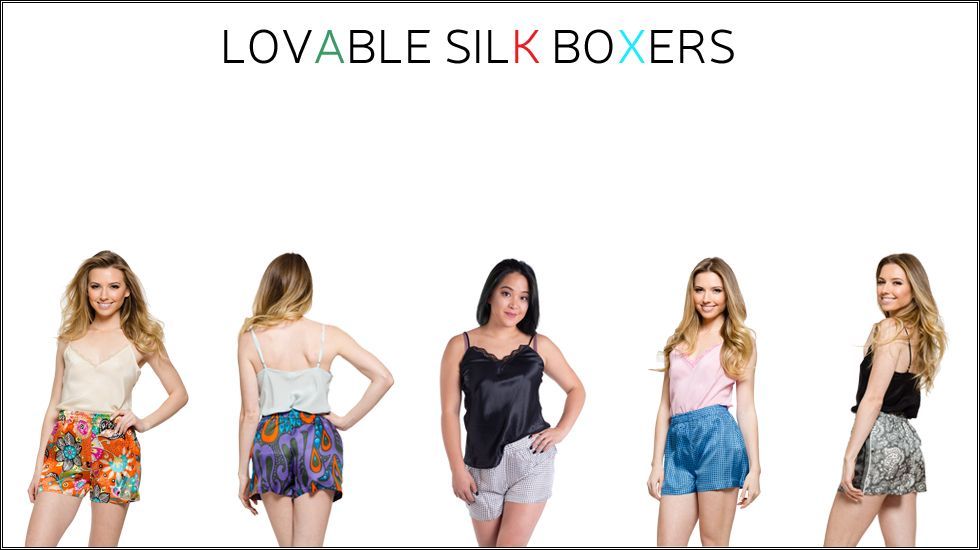Affordable, washable women’s silk boxers by Royal Silk®
