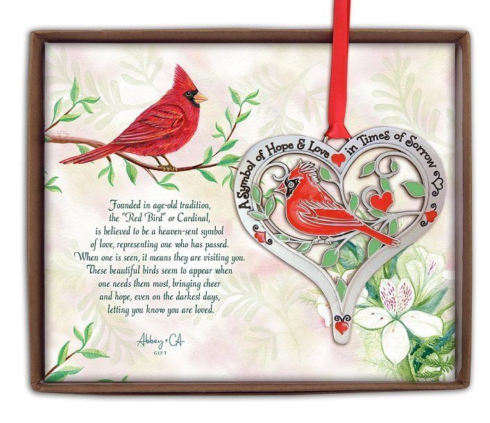 Cardinal Memorial Ornament