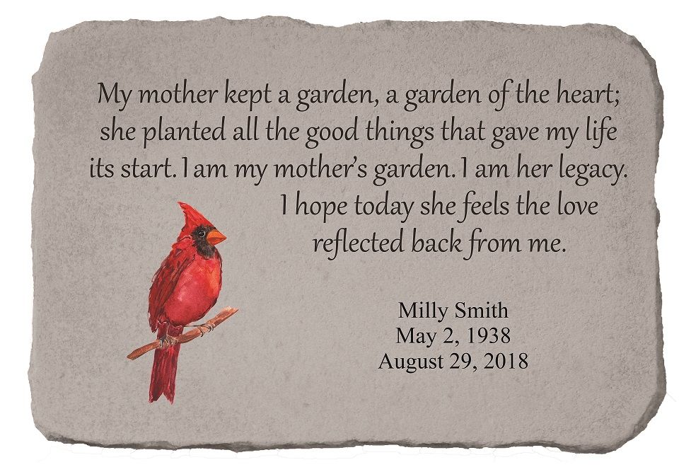 Loss of Mother - Personalized Memorial Stone - EXCLUSIVE