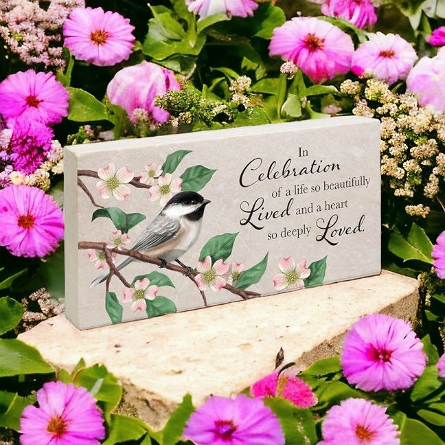 Marble Memorial Stone | Outdoor Garden Memorial