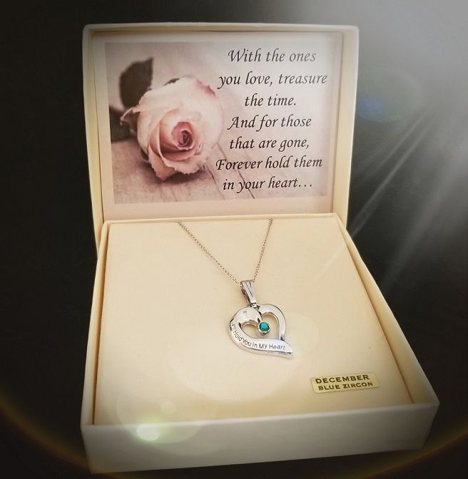 I ll Hold You In My Heart Pewter With Birthstone