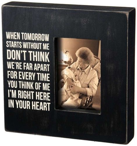 Memorial Picture Frame - In Your Heart