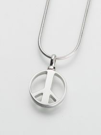 Peace Sign Cremation Pendant