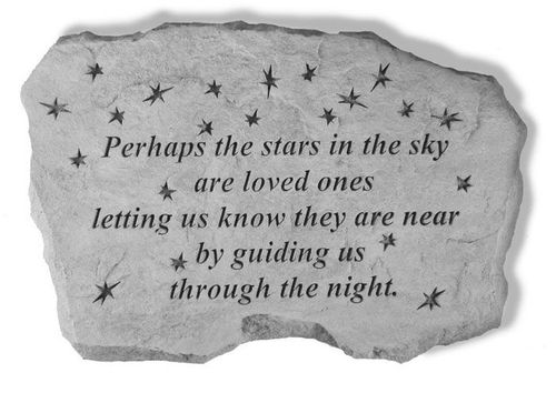 Perhaps The Stars In The Sky - Sympathy Gift Stone