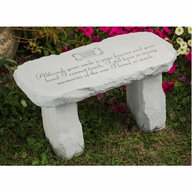 Memorial Benches | Stone Memorial Garden Bench