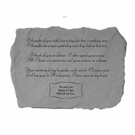 Personalized Memorial Garden Stones | Engraved Memory Stones