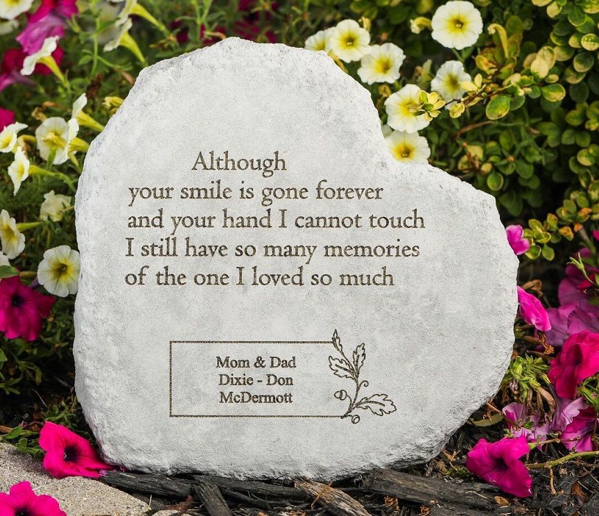 Personalized Memorial Stone - Loved So Much