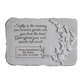 Personalized Memorial Garden Stones | Engraved Memory Stones