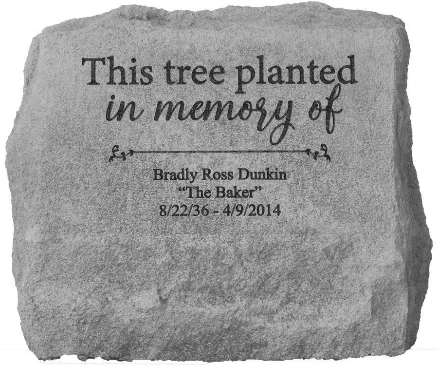 Personalized Memorial Tree Marker Urn
