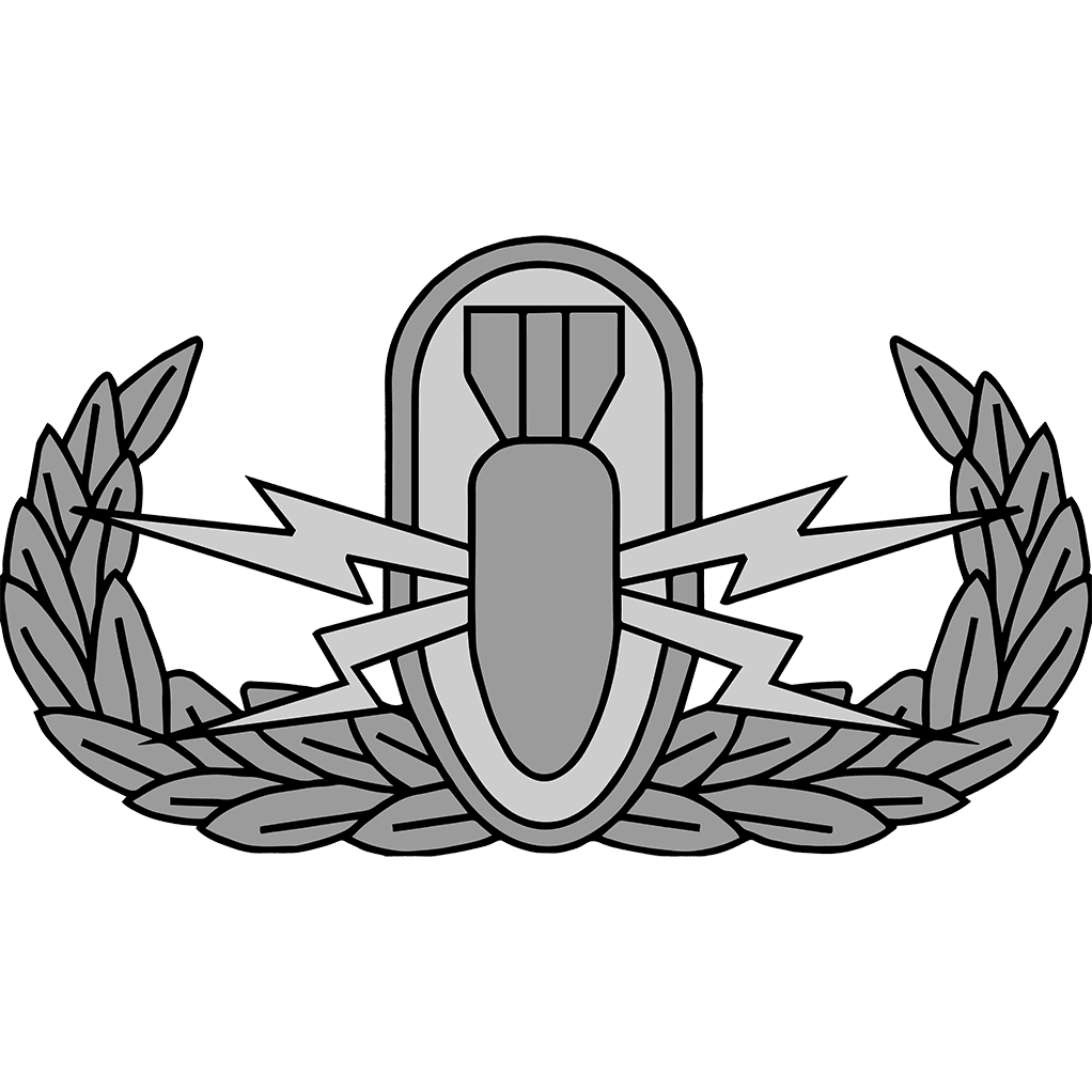 Adhesive EOD Badge Decal