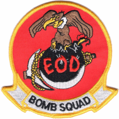 Embroidered EOD Patches