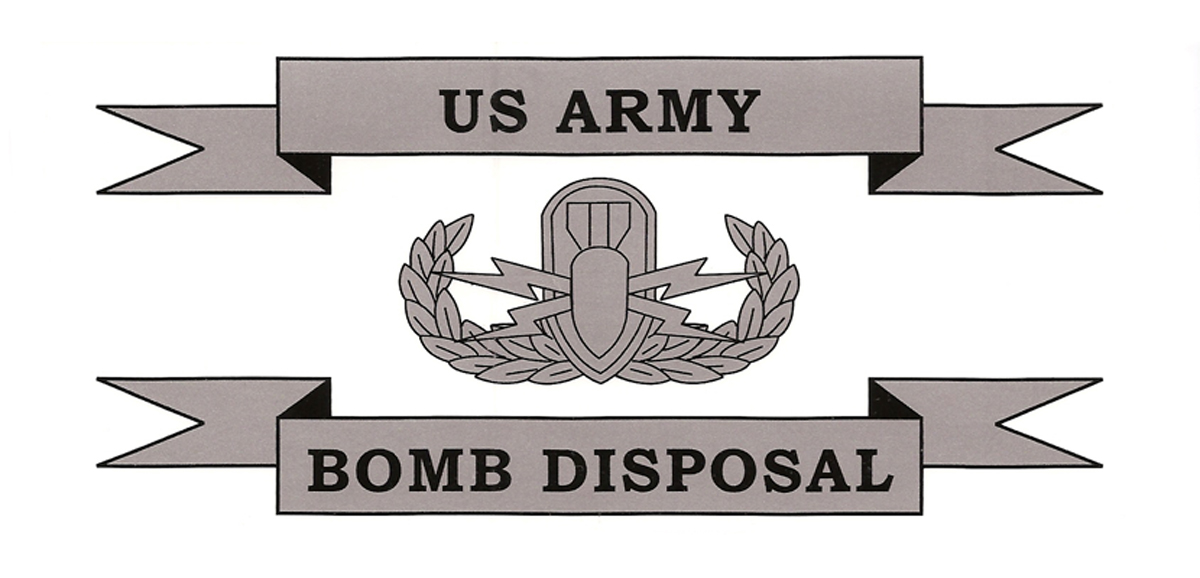 U.S. Military Branch Bomb Disposal Decal