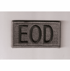 Embroidered EOD Patches