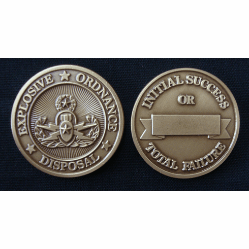 EOD Brass Challenge Coin