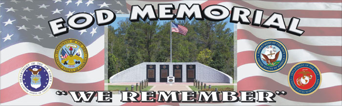 EOD Memorial Bumper Sticker / Decal