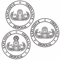 EOD Decals