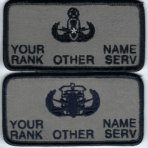 Foliage Green Flight Suit Patch With EOD/HDT Badge