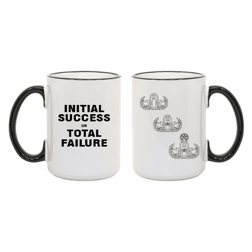 Initial Success or Total Failure Mug