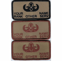 Personalized Flight Suit Patches