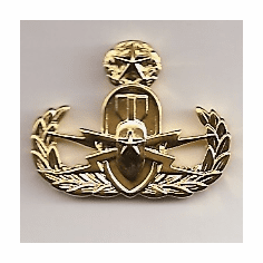 Gold Finish EOD Badges