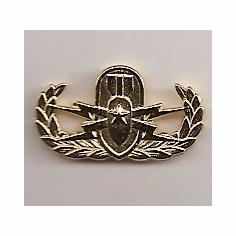 Gold Finish EOD Badges