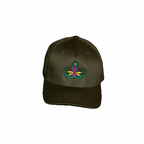 Non-adjustable Flexfit EOD Badge Hat