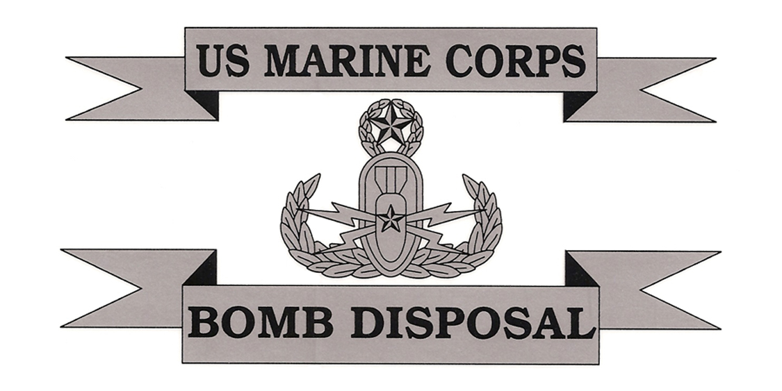 U.S. Military Branch Bomb Disposal Decal