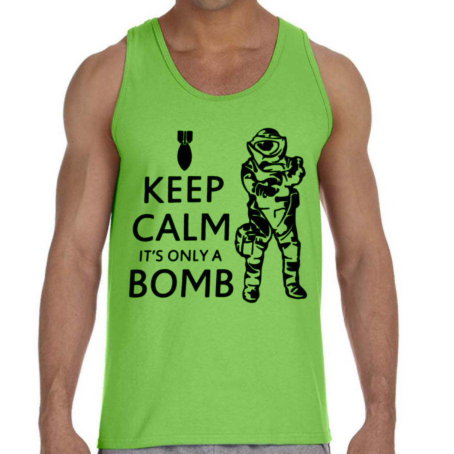 Men s Keep Calm Tank Top