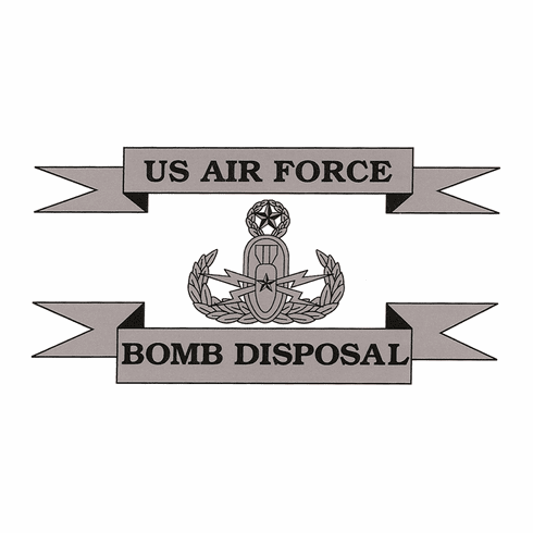 U.S. Military Branch Bomb Disposal Decal