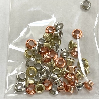 * 3/16 Metallic Eyelet Mix - Eyelets
