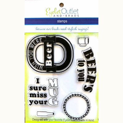 Beer Stamp Set - Stamps Sets - Clear - SALE