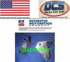 1969 1/2 Super Bee Road Runner A12 Six Pack Hood Pin Mounting Bracket Set