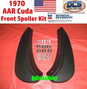1970 Plymouth AAR Cuda Front Chin Spoilers 3443352 3443353