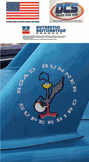 1970 Superbird Wing Decals road runner Superbird White Reflective 3571143