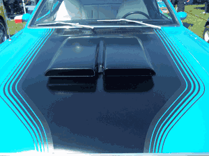 1971-72 DEMON HOOD COWL STRIPE