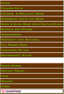 Military Bed - Round Tube