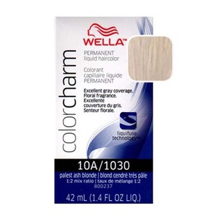Wella Color Charm Liquid Permanent Haircolor 10A/1030 - Palest Ash Blonde