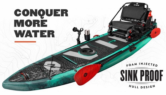 Vibe Cubera 120 Hybrid SUP Kayak (Hull Only)