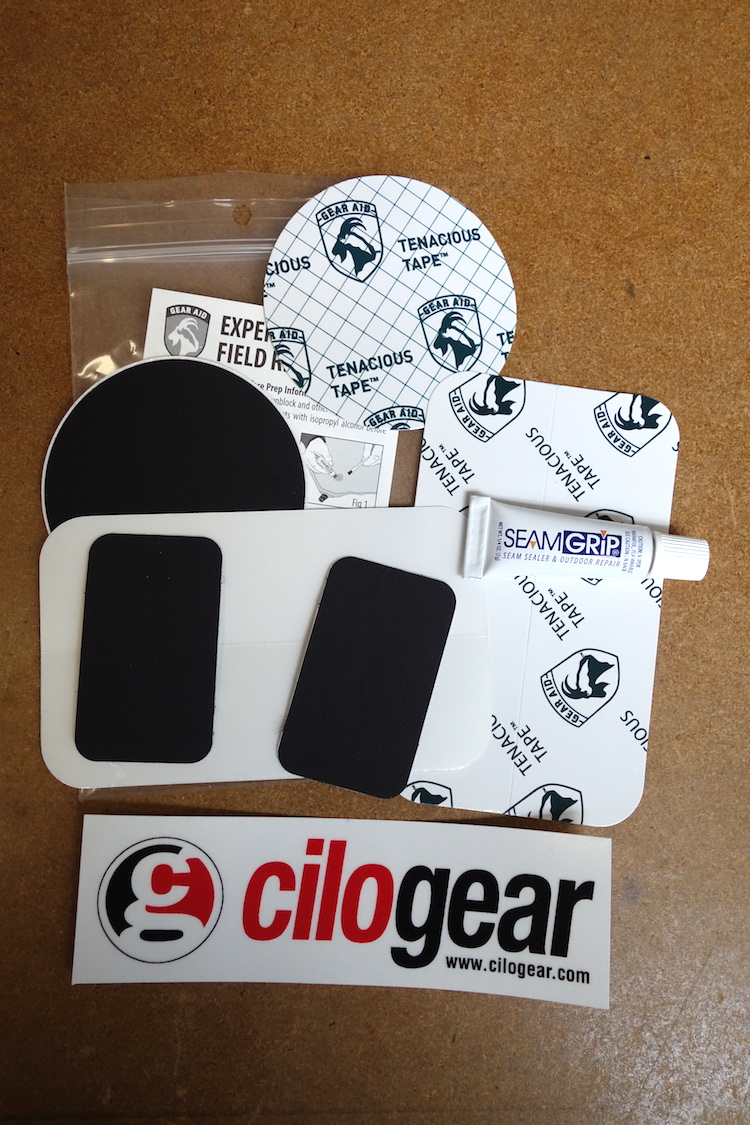 CIloGear Gear Aid / McNett Repair Kit: Tenacious Tape and Seam Grip to ...