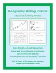 Geography Writing Cursive PDF