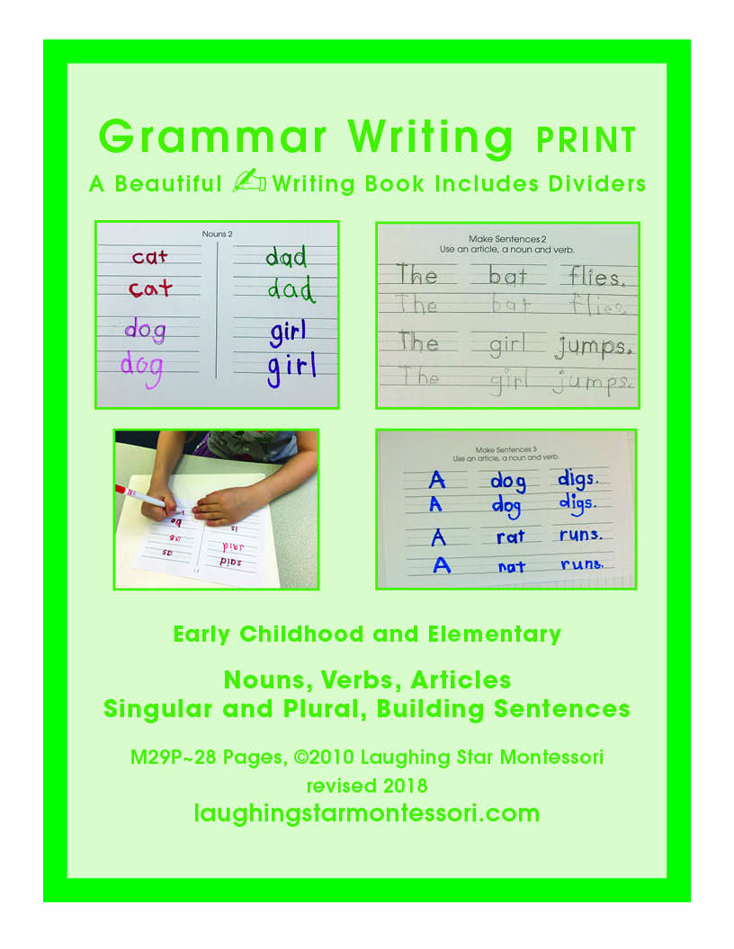 Grammar Writing Print PDF