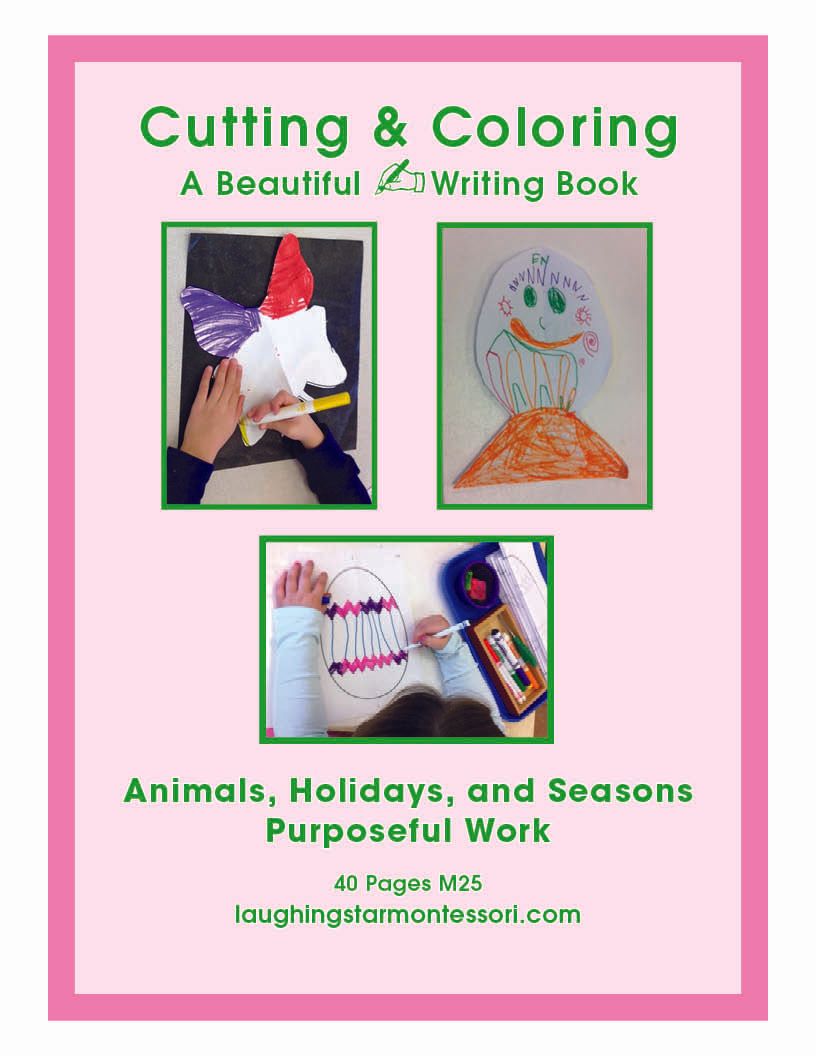 Cutting and Coloring Book