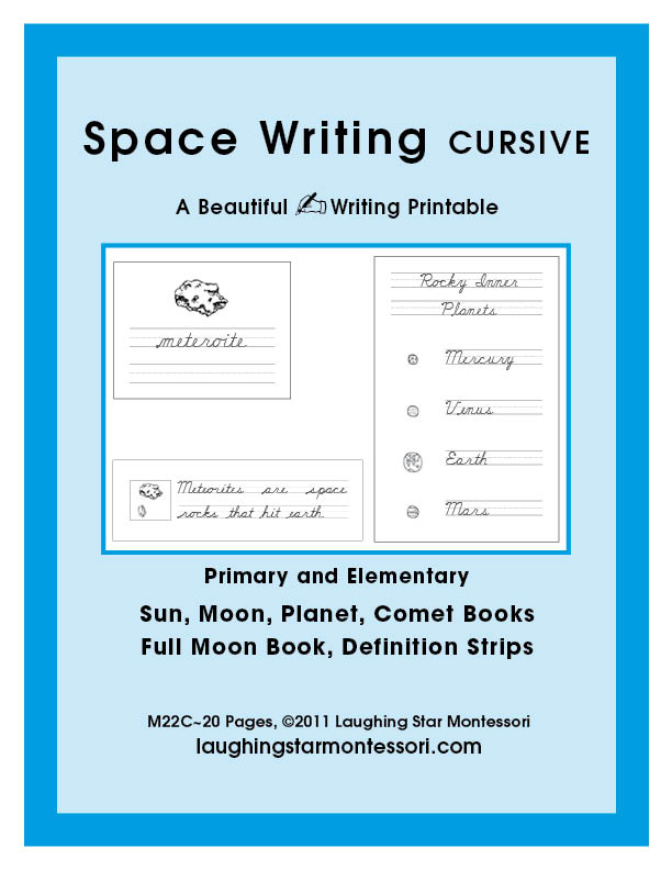 Space Writing - Cursive PDF