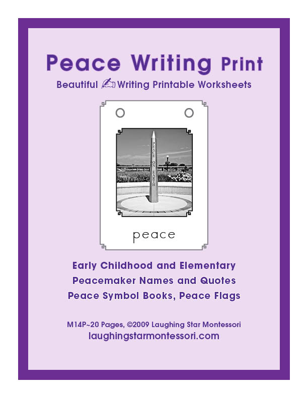 Peace Writing Book