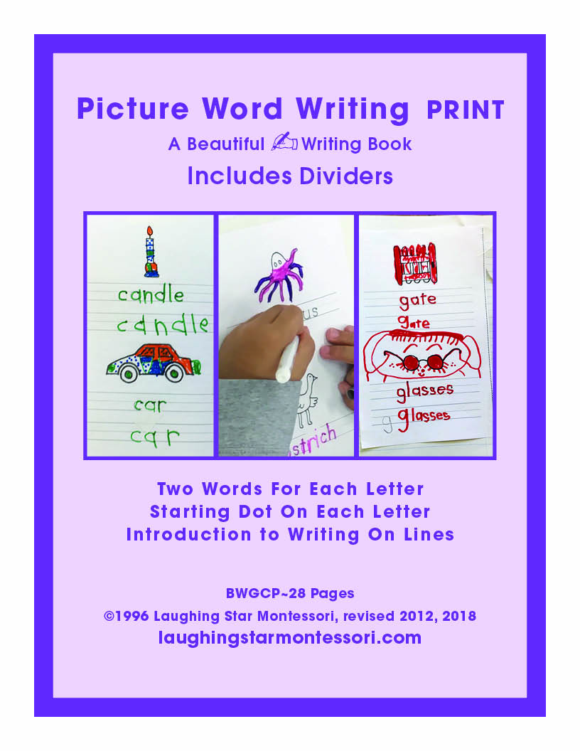 Picture Word Writing Book
