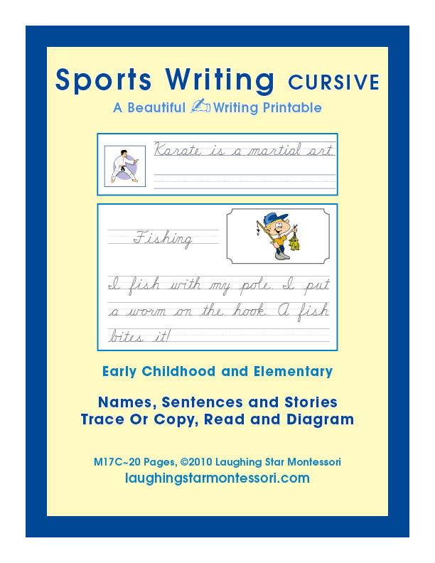 Sports Writing - Cursive PDF